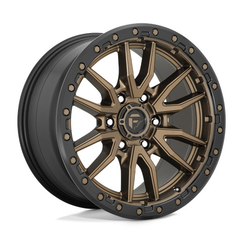 Set of 4 Fuel Off Road D681 REBEL Wheels 18X9 5X5.0 MT-BRNZ-BBR -12MM ...