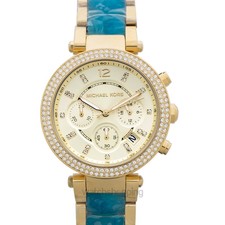Michael Kors Parker Blue Wristwatches for sale | eBay