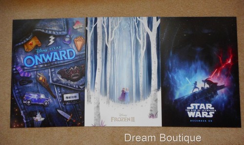 Disney D23 Expo Set / 3 Posters Star Wars Rise of the Skywalker Frozen ...