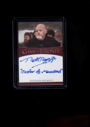 Game of Thrones Iron Anniversary series 2 Richard Rycroft inscription ...