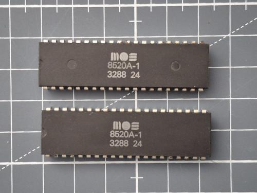 2 Chips MOS 8520A-1 8520 8520PD ⭐ Commodore Amiga 500 / 2000 ⭐ TOP ⚡️ ...