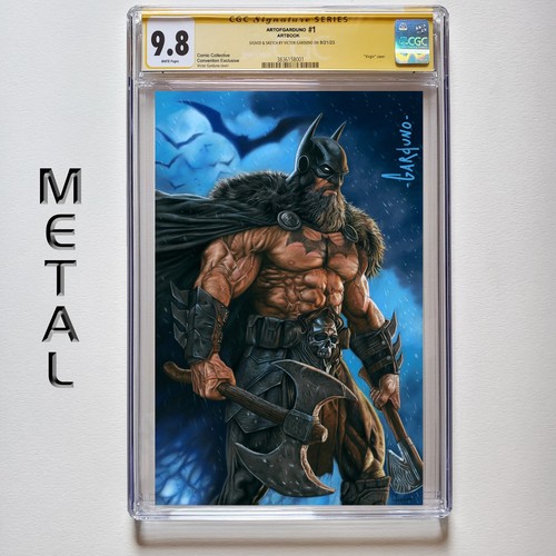 "Viking Knight" Homage CGC 9.8 SILVER METAL Edition Comic by Victor ...