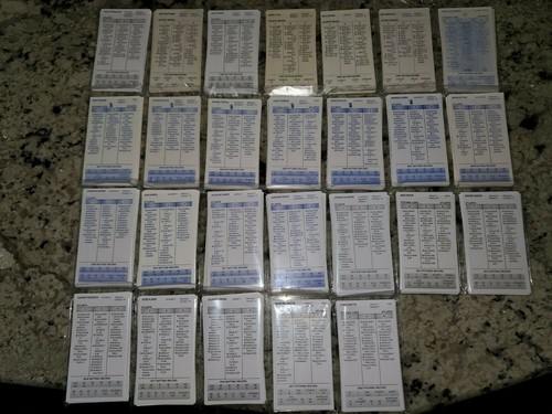 Atlanta Braves Strat O Matic Baseball Team Sets 26 Seasons Chipper ...