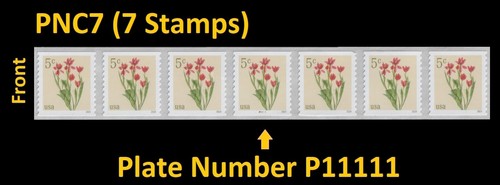 US 5905 Flowers Red Tulips 5c PNC7 P11111 MNH 2024 | eBay