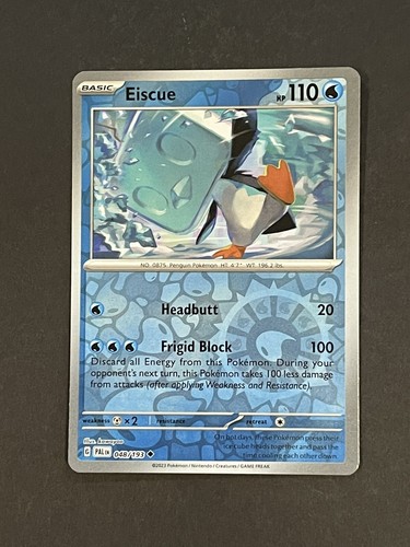 Eiscue Reverse Holo 048/193 Scarlet Violet Paldea Evolved Pokemon TCG Card | eBay