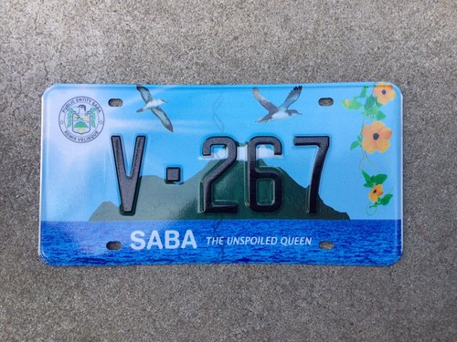 SABA - LICENSE PLATE - THE UNSPOILED QUEEN | eBay