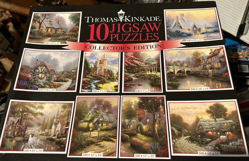 Thomas Kinkade 10 Jigsaw Puzzles 3600 Pcs Collector's Edition New ...