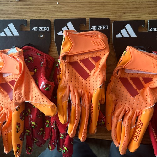 3-Adidas Adizero 14 Electric Snack Attack Football Receivers Gloves ...