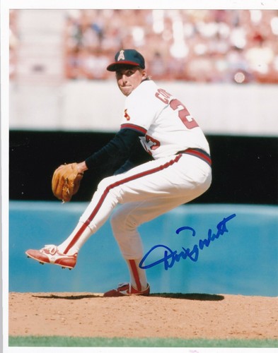 DOUG CORBETT CALIFORNIA ANGELS ACTION SIGNED 8x10 | eBay