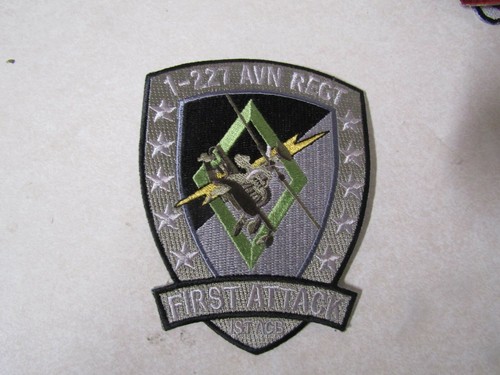 MILITARY PATCH SEW ON 1-227 AVIATION REGT FIRST ATTACK 1ST ACB | eBay