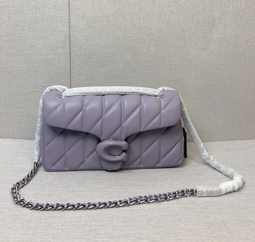 Coach Tabby Shoulder Bag 26 Quilted Limited Edition Light Grey Blue ...