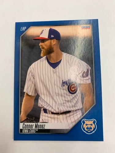 Conner Menez 2022 Iowa Cubs Team Card | eBay