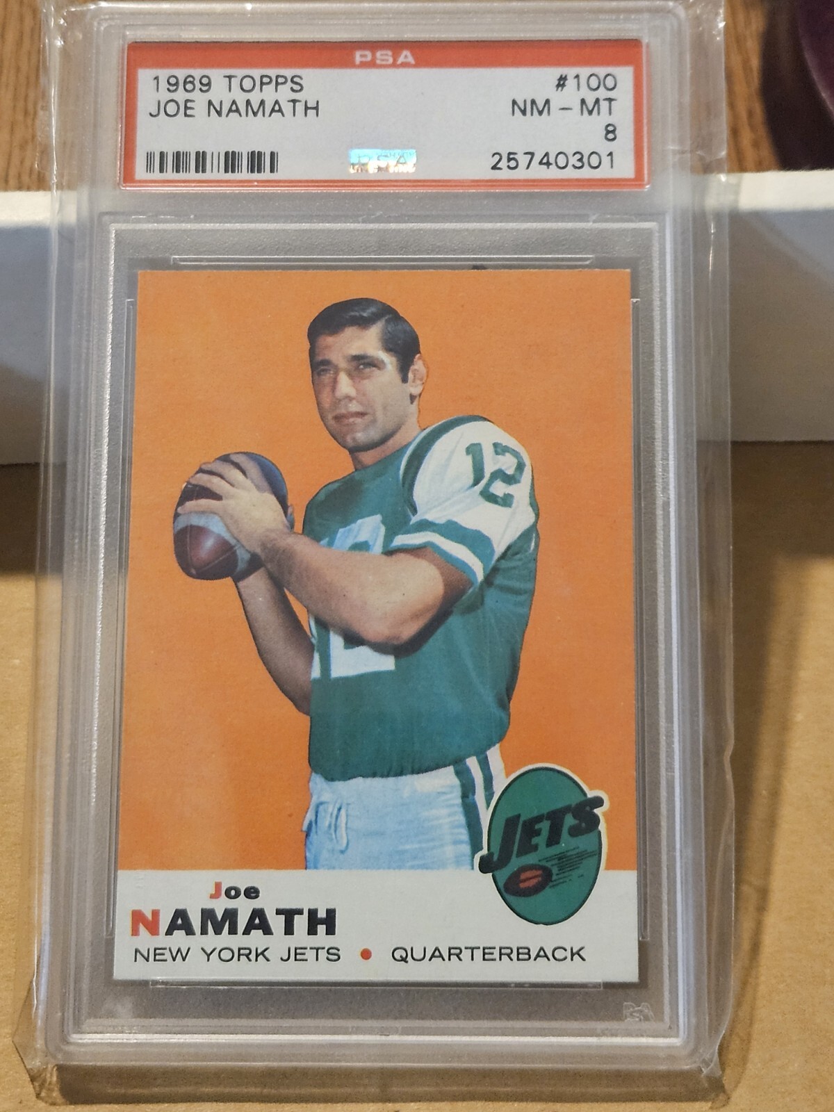 Joe Namath 1969 Topps #100 Base Price Guide - Sports Card Investor