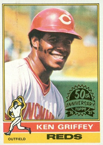 #282 2025 Topps Heritage 50th Anniversary 1976 Buyback Ken Griffey Reds ...