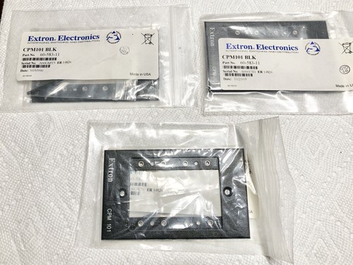 (3) EXTRON 60-583-11 CMP101 One-Gang AV Connectivity Mounting frames | eBay