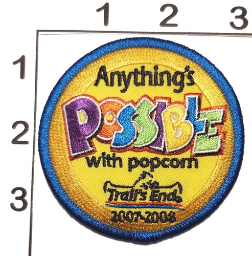 2008 Popcorn Sales Patch Boy Scouts of America BSA Trail's End ...