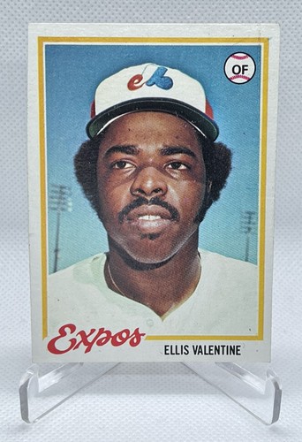 1978 Topps Ellis Valentine #185 MLB Vintage Baseball Card Montreal ...