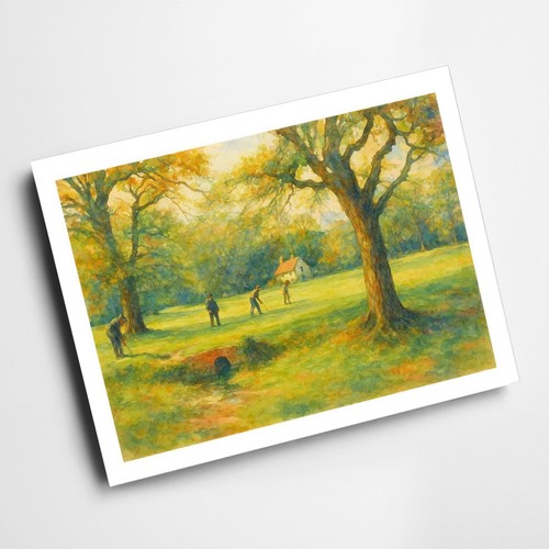 A3 PRINT - Burhill Golf Club. 3rd Hole - Vintage Art Style | eBay UK