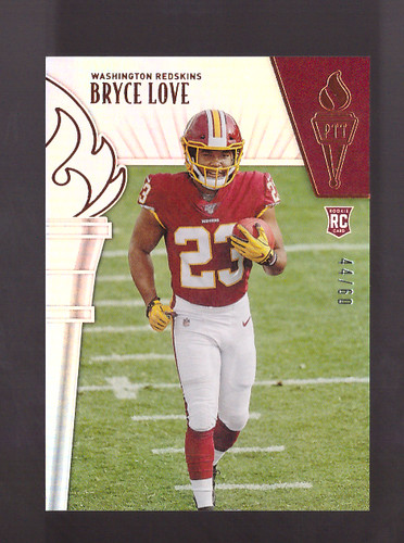 2019 Panini Passing the Torch BRYCE LOVE Rookie 44/60 SP Redskins | eBay