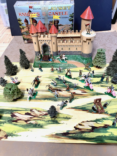 Marx Castle vintage 60's complete set and box | eBay