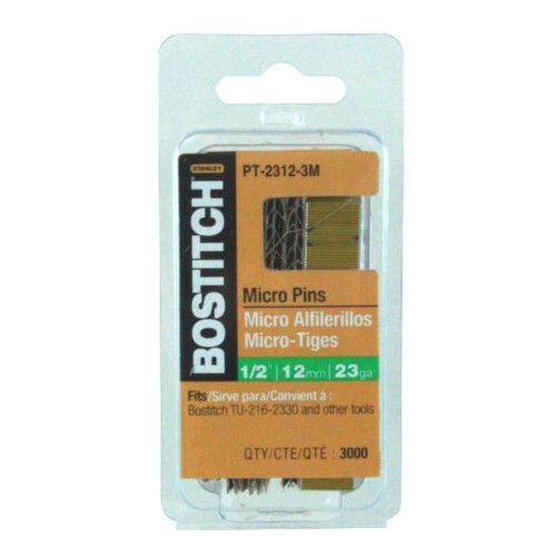 1/2" 23 Gauge Micro Pin Nails (Pack of 3,000) 77914031451| eBay