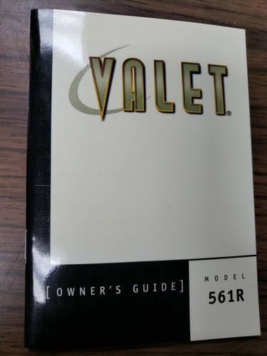 Valet Model 561R Owner's Guide | eBay