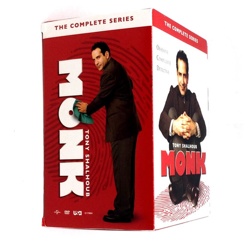 Monk: The Complete Series Seasons 1-8 ( DVD 32 Disc Box Set ) New Free ...