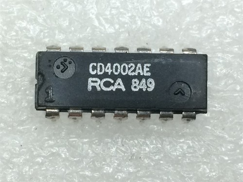 CD4002AE RCA IC CD4002 DUAL 4IN-NOR P-DIP 14PIN 12 PIECES | eBay