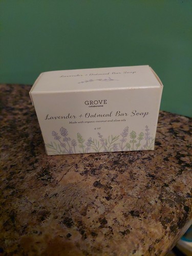 GROVE Collaborative Lavender + Oatmeal Bar Soap 4oz | eBay
