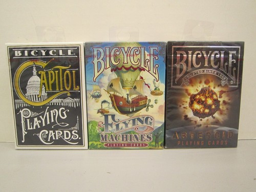 Bicycle-Asteroid ,Flying machine, Capitol playing cards | eBay