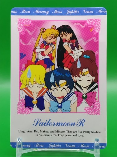 Usagi Tsukino Sailor Moon R Card Poor Condition Bandai Naoko Takeuchi ...