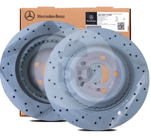 Mercedes-Benz Genuine Rear Left and Right Brake Disc 2224231400 for ...