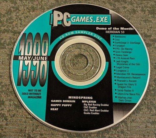 PCGames.Exe : May/June 1998 - rare retro PC game - disc only | eBay