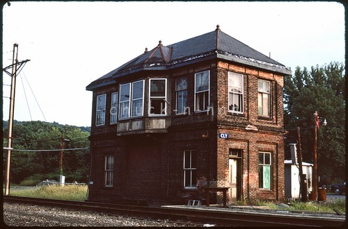 Original Slide Ex-Pennsylvania Railroad PRR Tower Cly PA 1985 | eBay