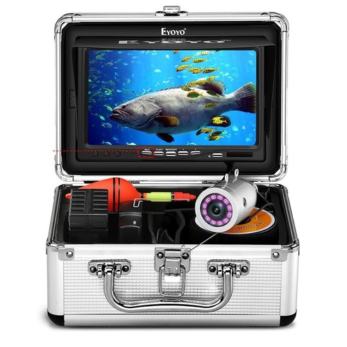 Eyoyo 7in 15M Underwater Fishing Camera IR Camera for Lake Boat Sea Ice ...