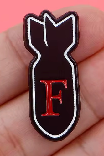 F BOMB enamel pin - funny humor - FREE SHIPPING !!!! | eBay