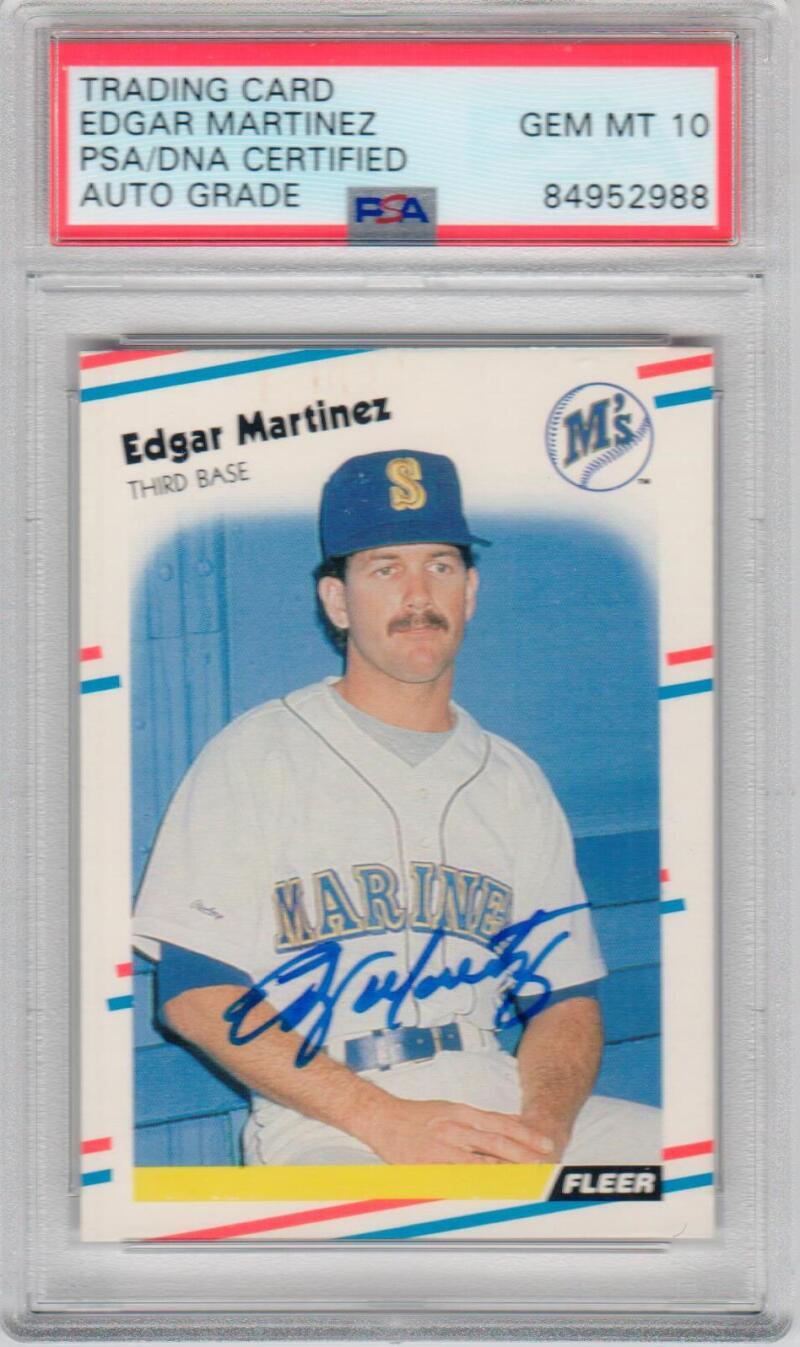 Edgar Martinez Autographed Memorabilia | Signed Photo, Jersey ...