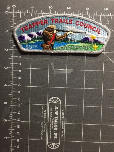 Trapper Trails Council Strip Shoulder Patch BSA Boy Scouts of America ...