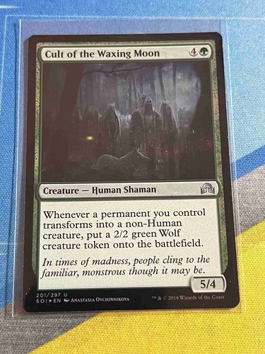 Magic the Gathering MTG Shadows over Innistrad CULT OF THE WAXING MOON ...