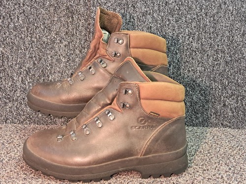 Pair of Mens Scarpa Ranger Leather Hiking / Walking Boots UK Size 10.5 ...