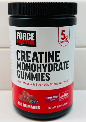 New Force Factor Creatine Gummies Creatine Monohydrate for Muscle Gain ...