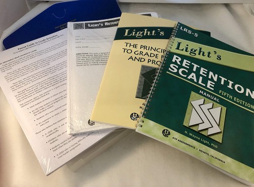 Light's Retention Scale-5th Edition (LRS-5) Test Kit | eBay