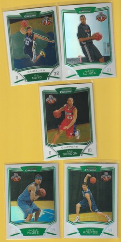 Lot of 5 2008-09 Bowman CHROME Rookie CARDS Gordon MAYO | eBay