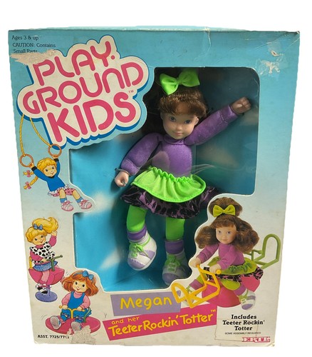 Playground Kids Doll Megan NO Teeter Rockin' Totter 1990 ERTL Play ...