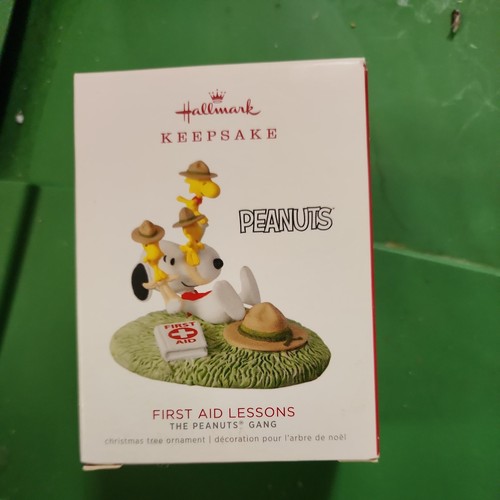 Hallmark Keepsake Ornament Peanuts First Aid Lessons 2018 Snoopy ...