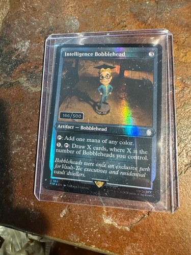 MtG Fallout - Intelligence Bobblehead Serialized #166/500 ONE OF A KIND ...