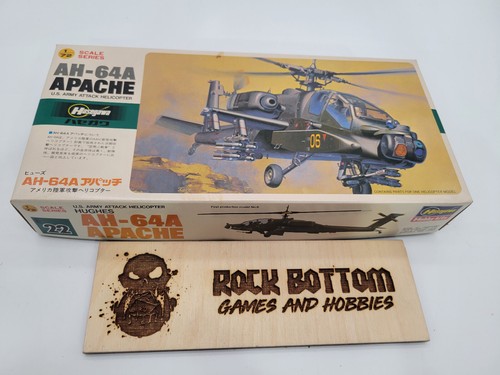 Hasegawa AH-64A Apache Army Attack Military Helicopter 1/72 Model Kit ...