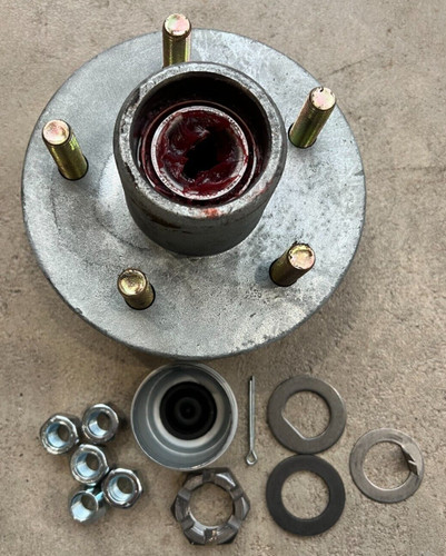 Galvanized Idler Hub 3500 LB Trailer Axle MAT Dexter RA Lippert ALKO | eBay