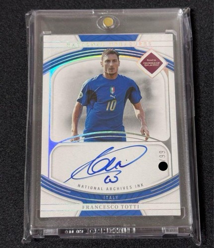 2022 Panini National Treasures Francesco Totti Auto Soccer Card - Raw ...
