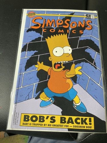Simpsons 2, NM- 9.2, Bongo 1994, Steve Vance, Flip Book, 1st SideShow ...